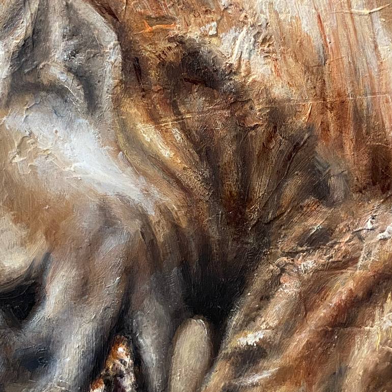 Hyena Study Painting by Alan James Weiss | Saatchi Art