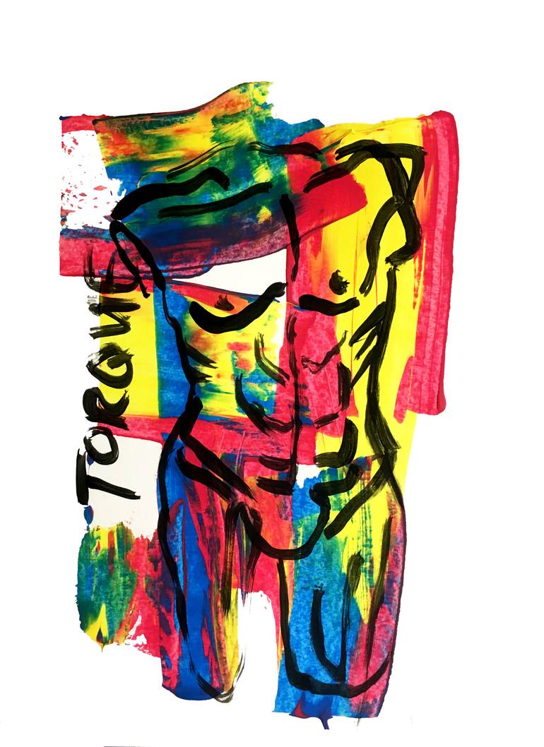 Torque Painting by BenJ Curtis | Saatchi Art