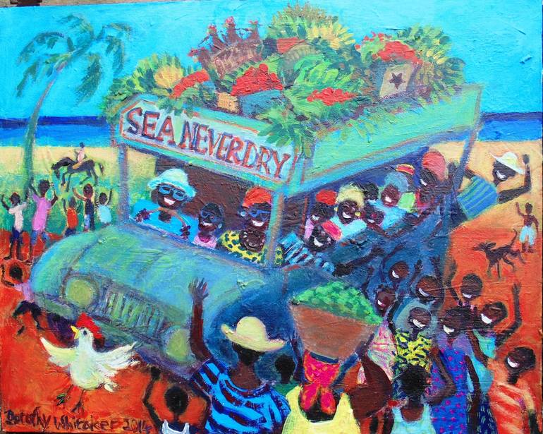 Sea Never Dry Painting by Dorothy Whitaker | Saatchi Art