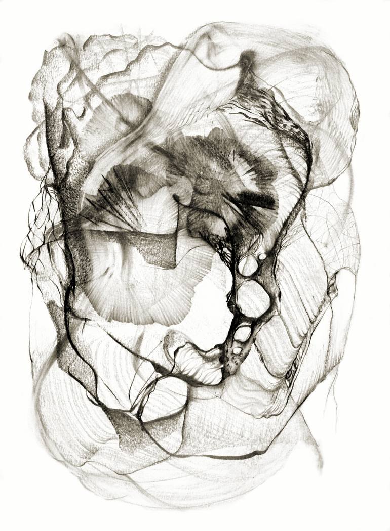 Sorrow Drawing by Genevieve Leavold | Saatchi Art