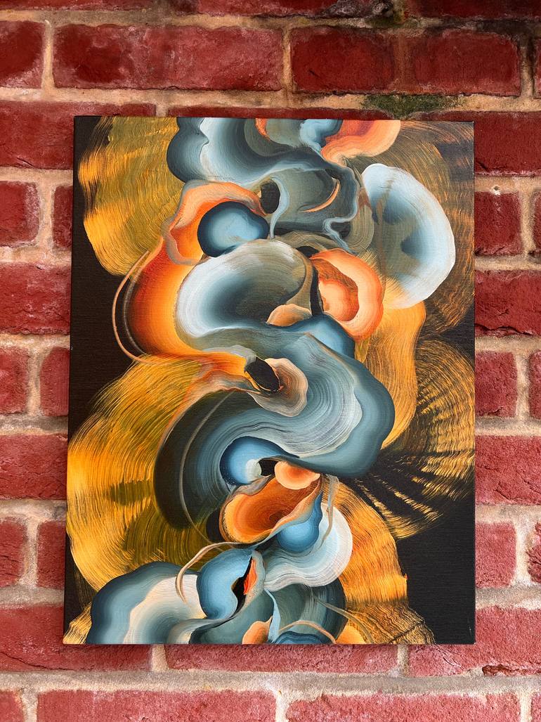 Ripple Painting by Genevieve Leavold | Saatchi Art