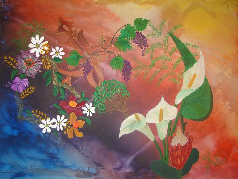 Faith Growth Believe Painting by Lenten Der Mond | Saatchi Art