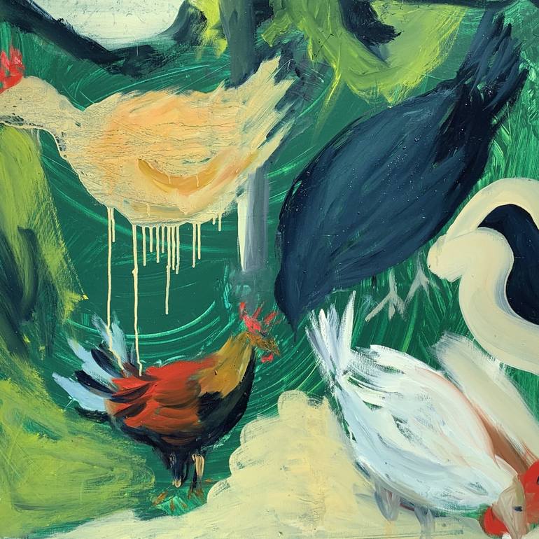 Coop Painting by Melba Juez-Perrone | Saatchi Art