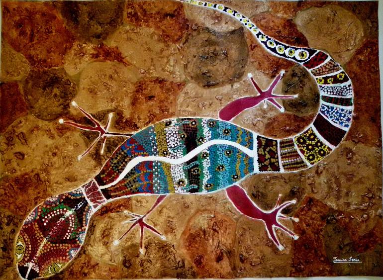 Colors of the Desert Painting by Jasmine Sarin | Saatchi Art