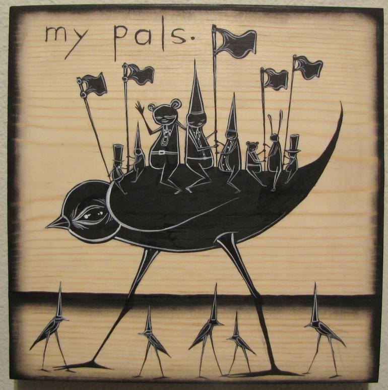 My Pals. Painting by walt hall | Saatchi Art