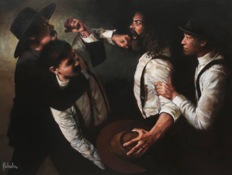 The discourse Painting by Hannah Wheeler | Saatchi Art