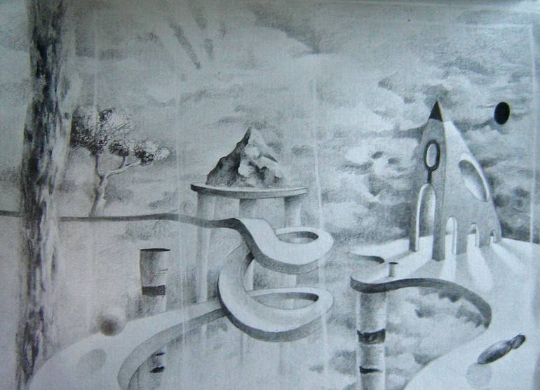 Luz Mala Drawing by NICOLAS RADANO | Saatchi Art