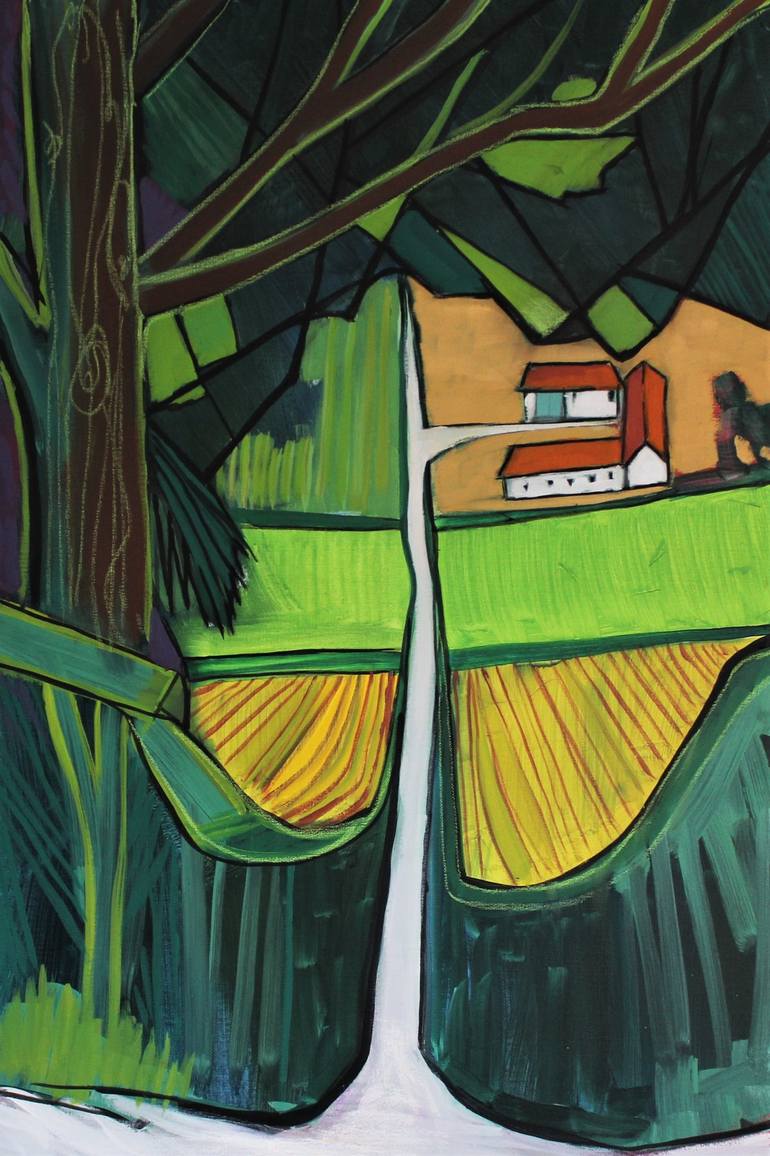 The Farm Painting by Mark Harris | Saatchi Art