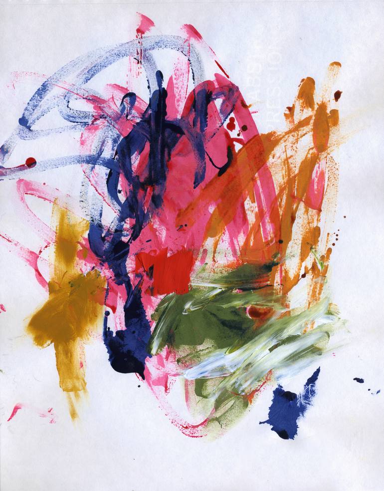 SHOUT Painting by Linda O'Neill | Saatchi Art