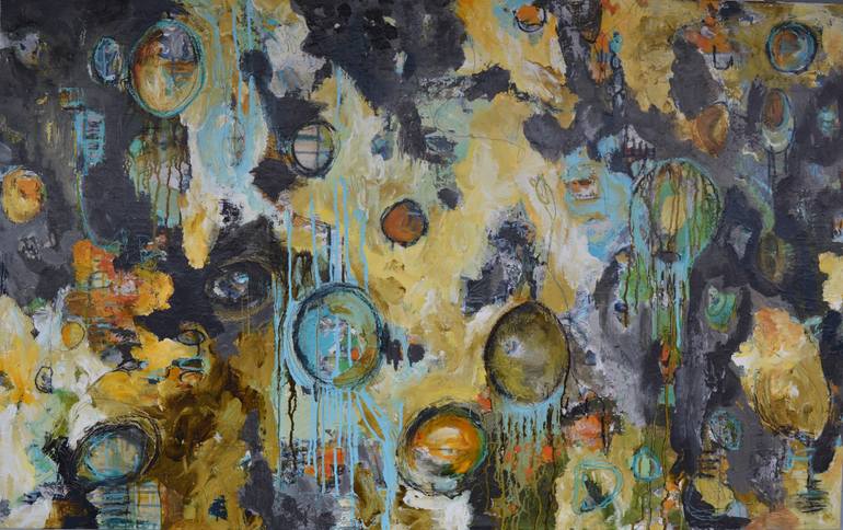Silver Lining Days Painting by Jennifer Loew | Saatchi Art