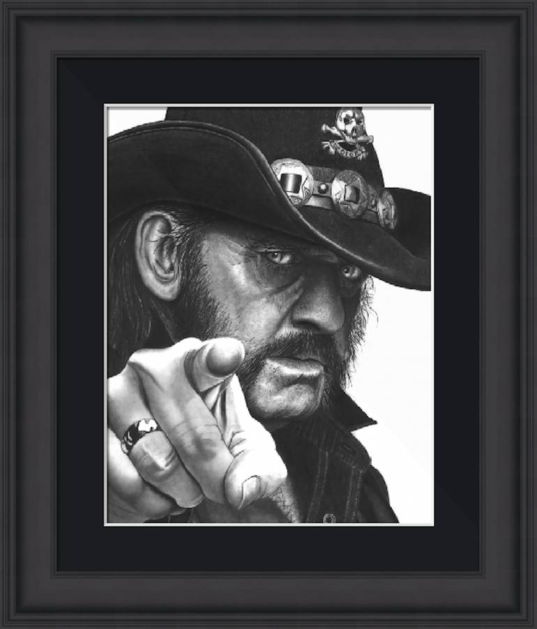 Lemmy Drawing by Paul Stowe | Saatchi Art
