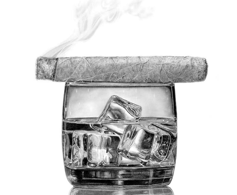 Realistic Cigarette Sketch