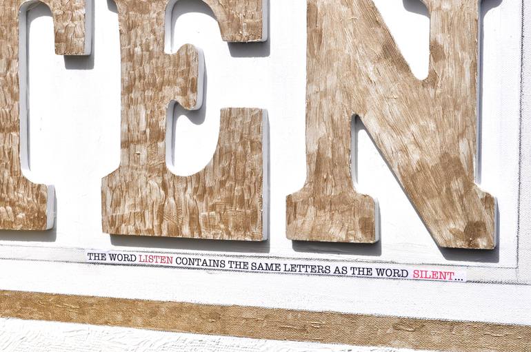 Silent Listen Painting by Susan Boerner | Saatchi Art