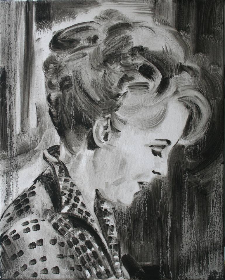 Ingrid 3 (A Kind of Loving) Painting by Alli Sharma | Saatchi Art