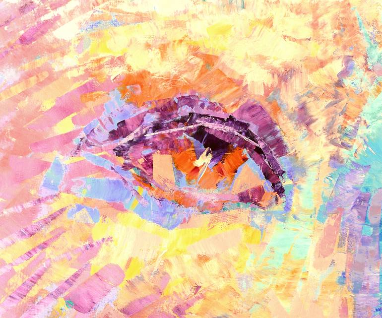 ARCTIC EYES Painting by Tatiana Iliina | Saatchi Art