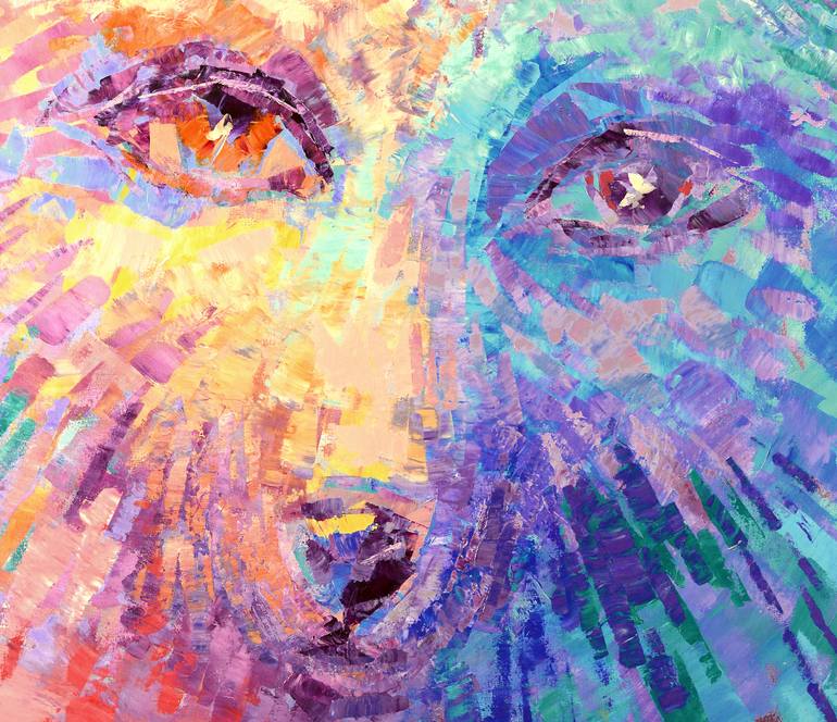 ARCTIC EYES Painting by Tatiana Iliina | Saatchi Art