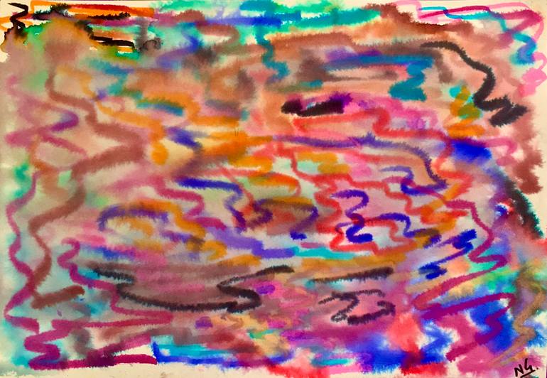 Confusion Abstract Watercolour Painting Painting by Neha Gupta ...