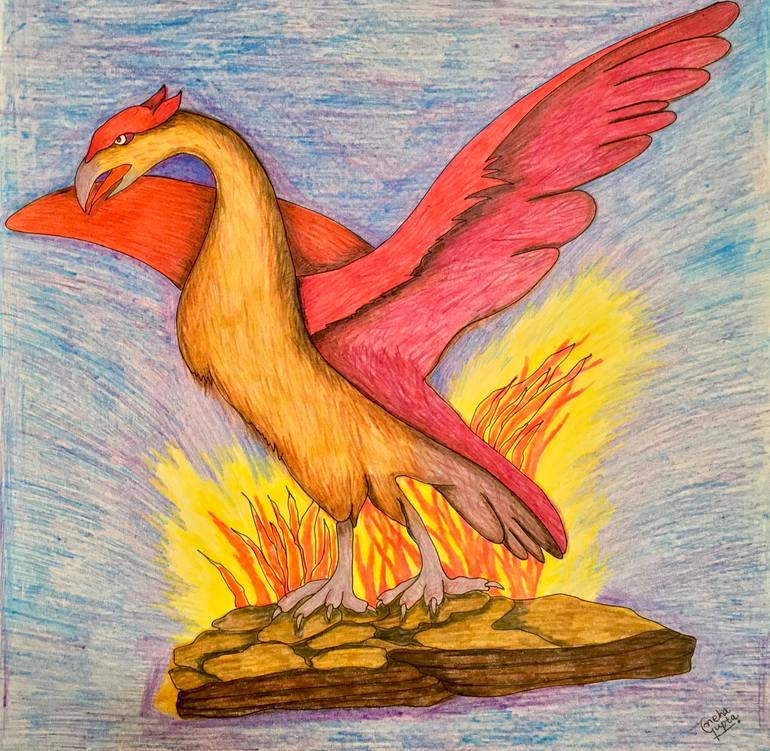 Daily Art #10 Mythical Creatures Watercolour Painting Painting by Neha ...