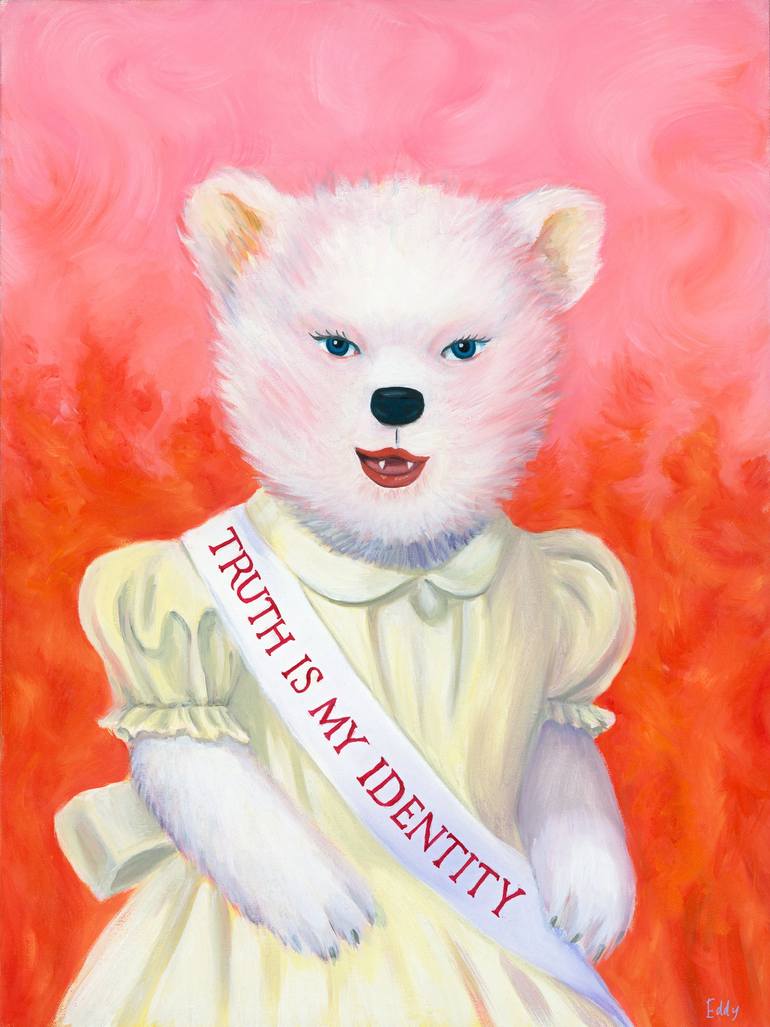 Truth is my Identity Painting by Ellary Eddy | Saatchi Art