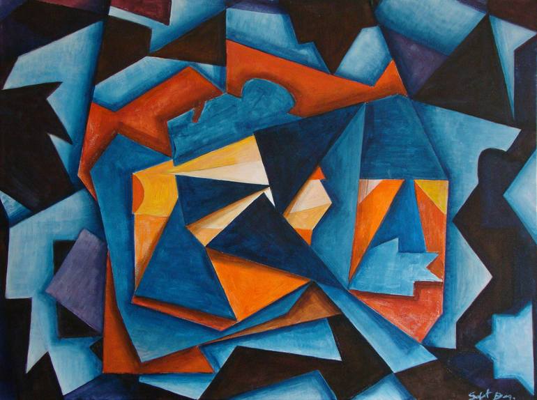 Composition G Painting by Safet Begic | Saatchi Art