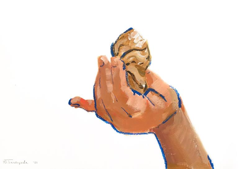 crunch cookies children Painting by Yuliia Pastukhova | Saatchi Art