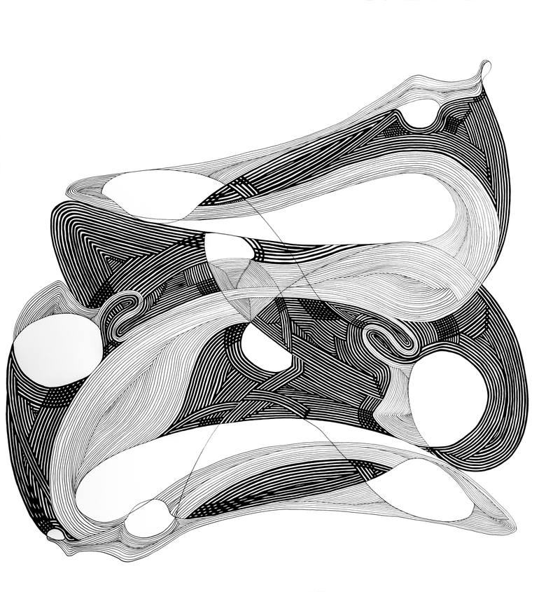 Equilibrium Drawing by Beba N | Saatchi Art