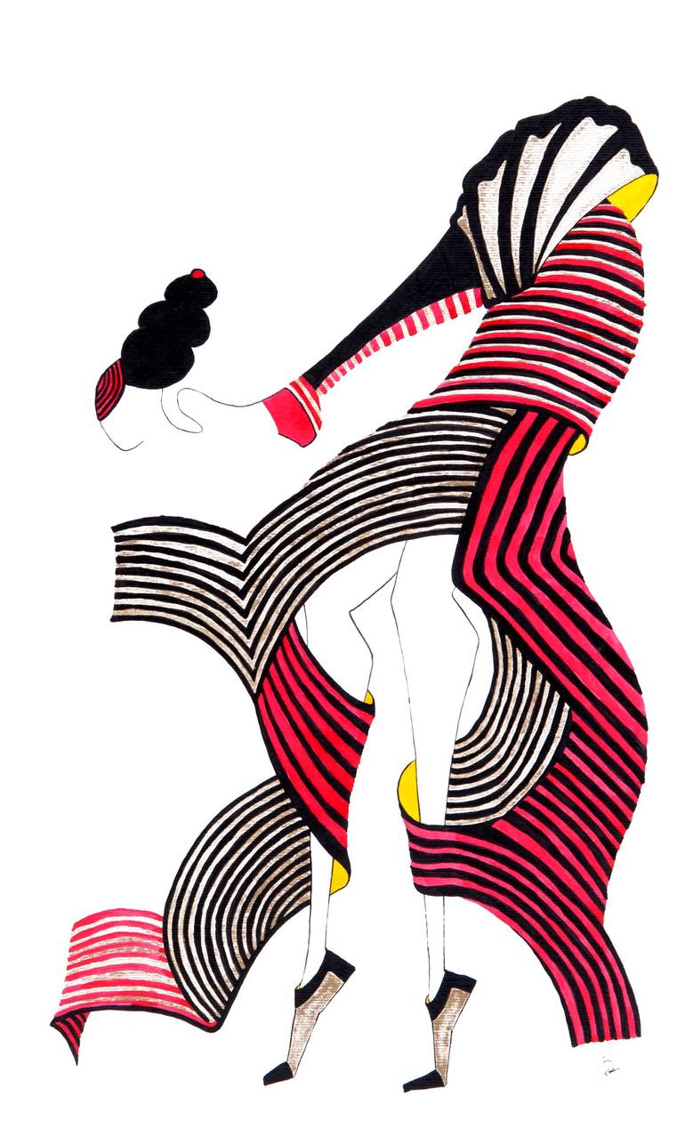 To Dress or not to Dress Drawing by Beba N | Saatchi Art