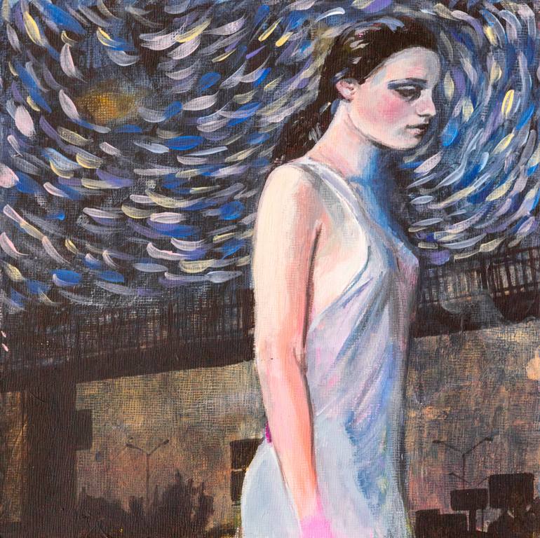 Night poems Painting by Laura Marin | Saatchi Art