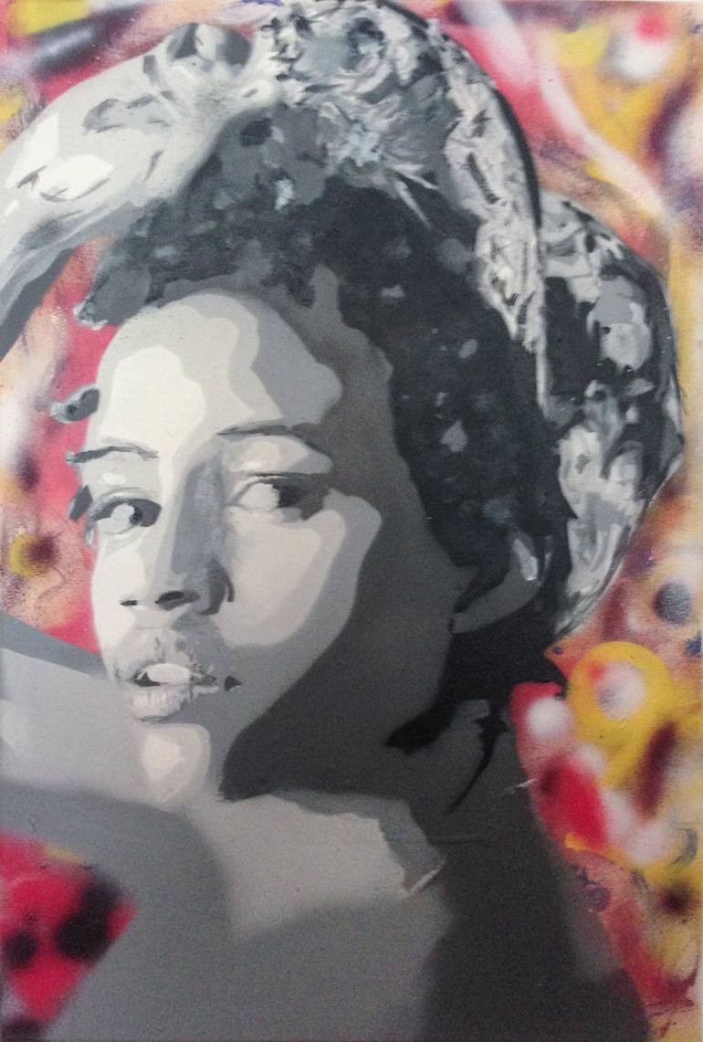 Graffiti Girl Painting by AKORE artist | Saatchi Art
