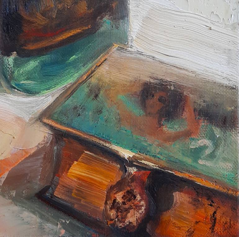 Fragrances of a bygone era. Triple cologne Painting by Irina Sergeyeva ...