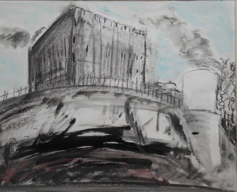 Norwich Castle Drawing by Phil Wilkinson | Saatchi Art