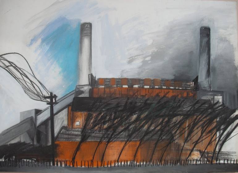 Factory Painting by Phil Wilkinson | Saatchi Art