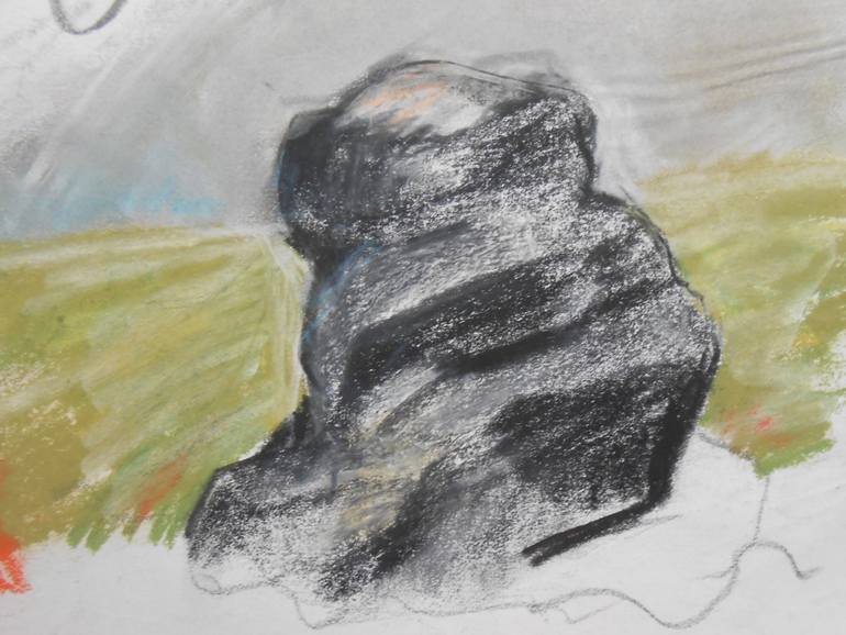 Boulder 2 Drawing by Phil Wilkinson | Saatchi Art