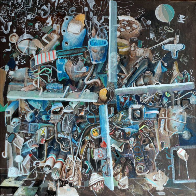 Propeller Painting by Luka Dedic | Saatchi Art