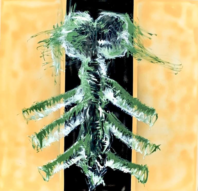 Dimidium Hominem 1 Painting by Ishmael Moyhal | Saatchi Art