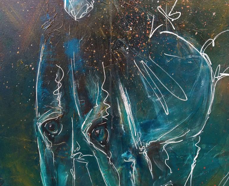 INSANITY Painting by Cynthia Saenz Sancho | Saatchi Art