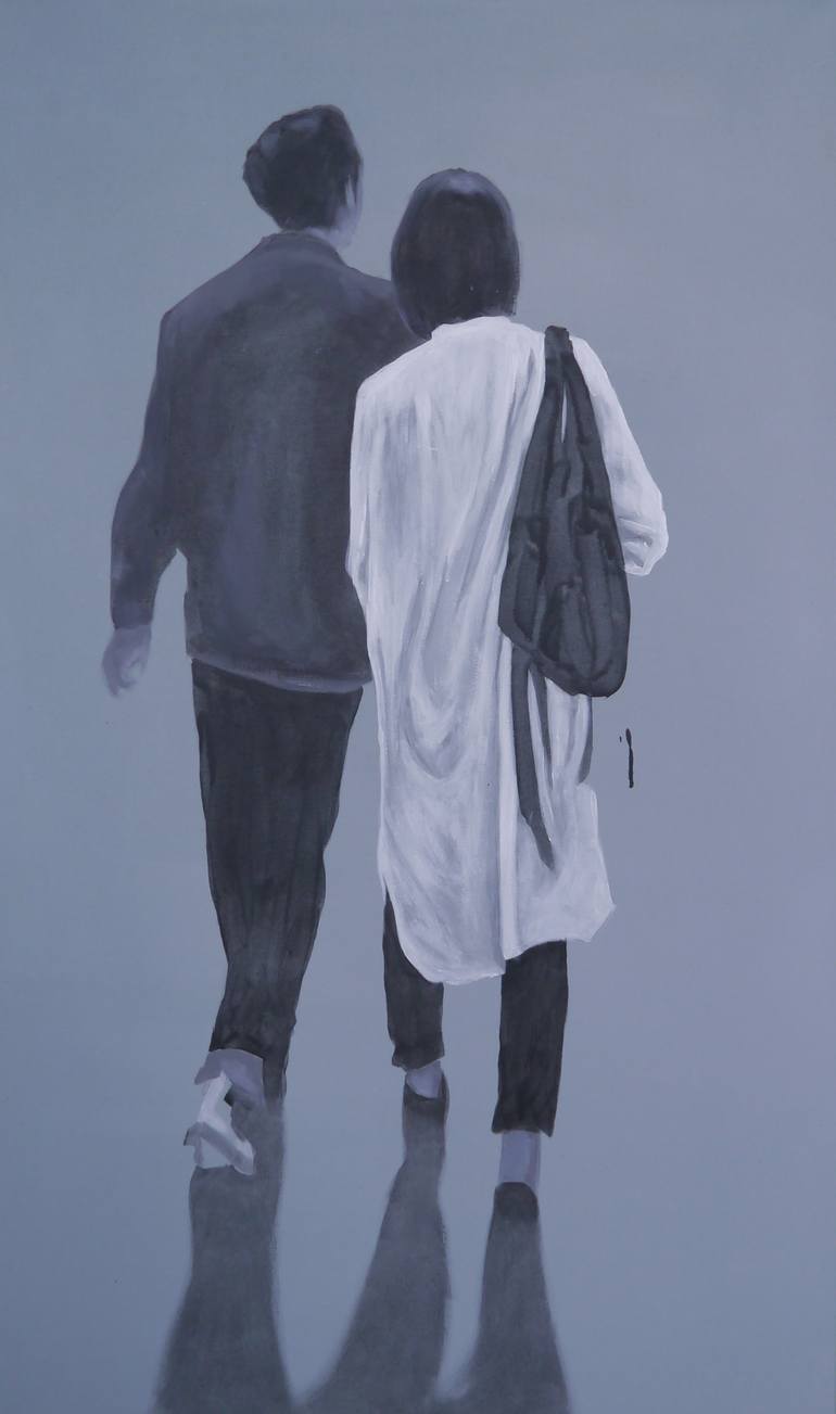 Follow me Painting by Marsed Mariana Repovska | Saatchi Art