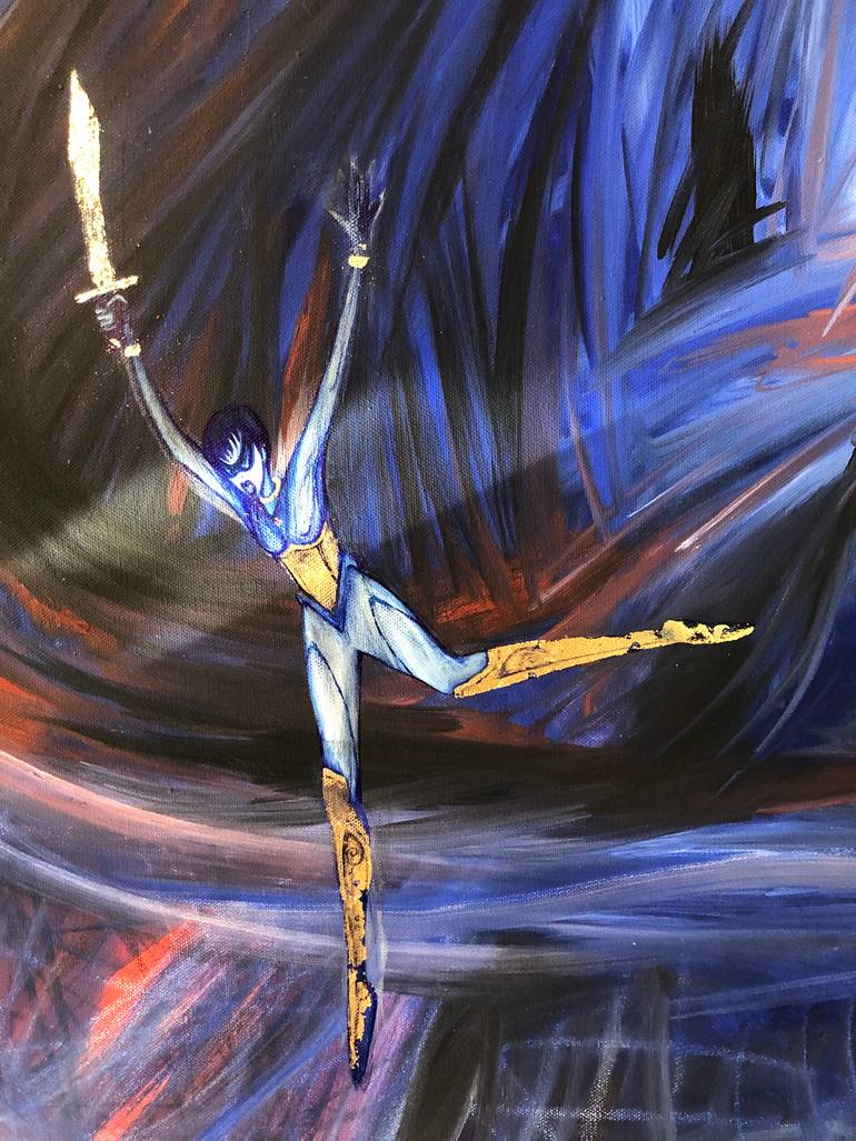 Dive Deep into the Unconscious ( w/ the sword of Virtue) Painting by ...