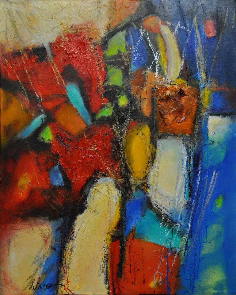 Moon tide Painting by Deborah Sisco | Saatchi Art