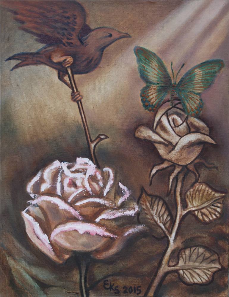 Foreboding Painting by Amirbek Narimanbekov | Saatchi Art