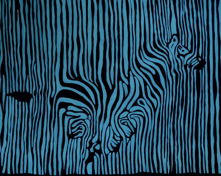 Turquoise Chevron Print