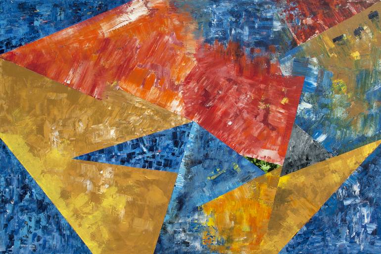 Multiple synergies Painting by Vinay Sane | Saatchi Art