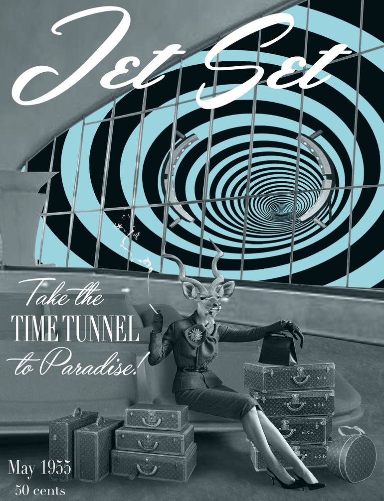 Jet Set magazine cover #3 Drawing by Drew Mandigo | Saatchi Art