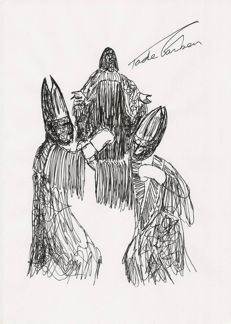 Conclave Drawing by Tade Garben | Saatchi Art