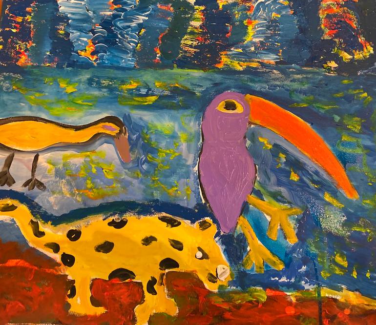 AMAZONAS Painting by Agustina Mazzocco | Saatchi Art
