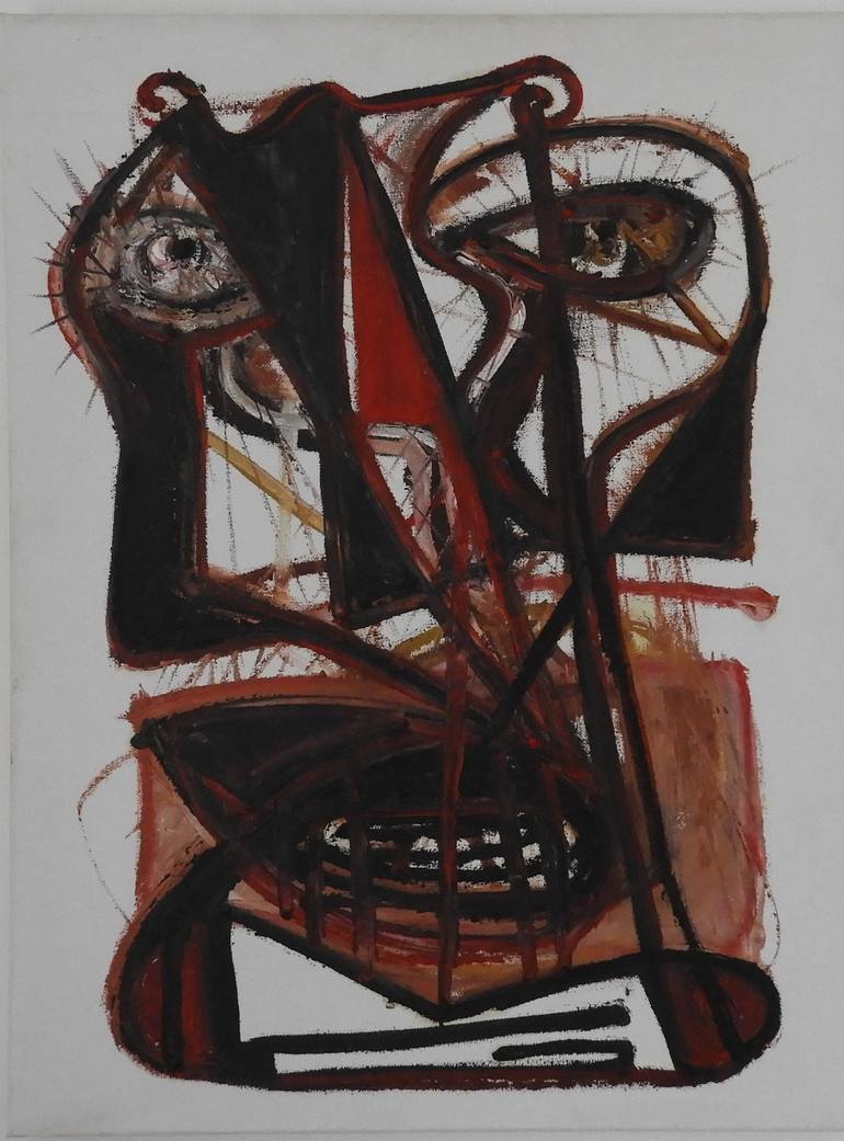 He and I Painting by Gábor Mucsi | Saatchi Art