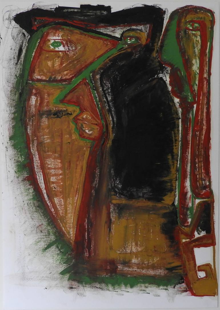 It was hard Painting by Gábor Mucsi | Saatchi Art