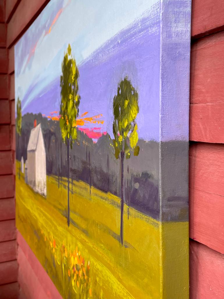 Verdant View Painting by Lisa H Ridabock | Saatchi Art