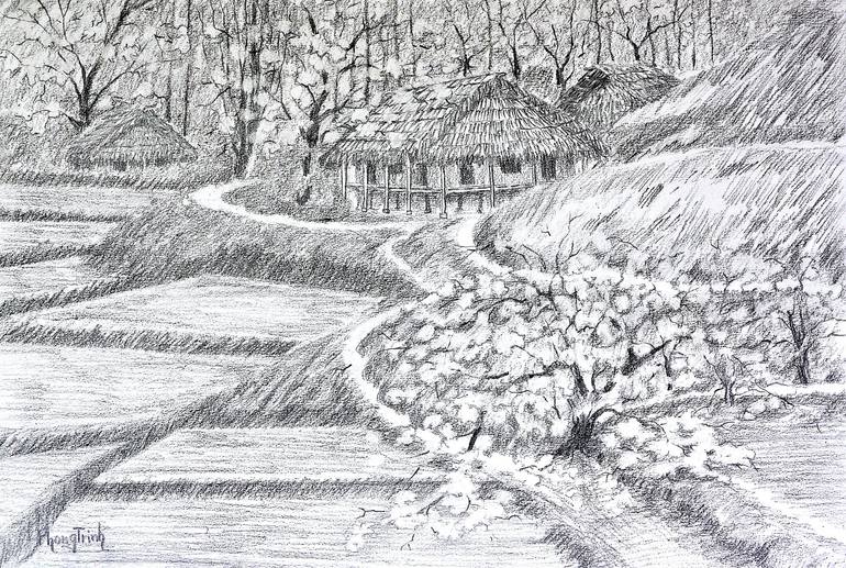 Ruralism : Vietnam # 11 Drawing by Phong Trinh | Saatchi Art