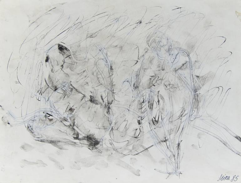 Seclusion Drawing by Mira Mikač | Saatchi Art